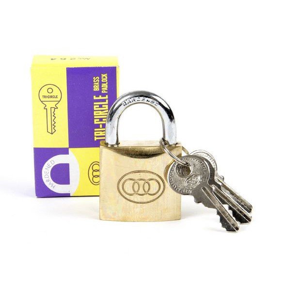 TRI-CIRCLE Padlocks (Various Sizes from 20mm to 75mm) – Home spot